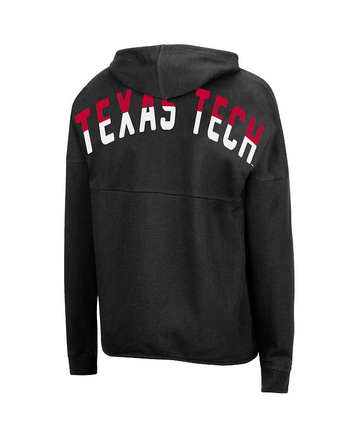 Colosseum Women's Black Texas Tech Red Raiders 2-Hit Full-Zip Hoodie ...