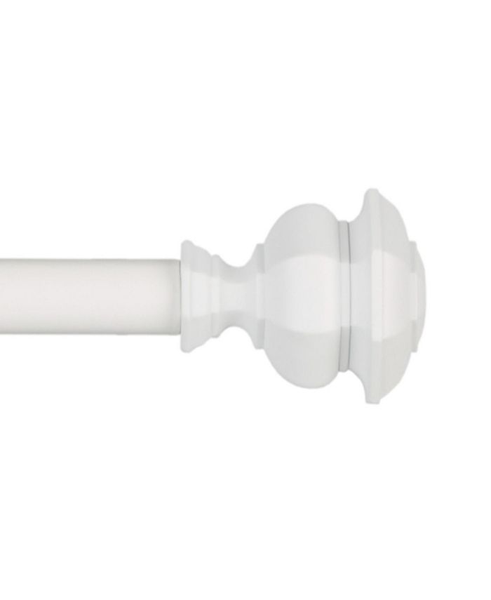 Lauren Ralph Lauren Welford 1" Adjustable Window Curtain Rod and Finial ...