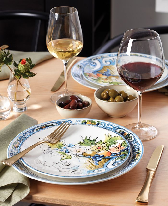 Lenox Autumn Studio Dinner Plate Set, 4 Piece - Macy's