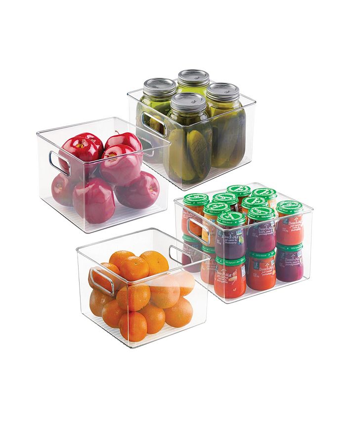 Interdesign Plastic Fridge and Pantry Storage Bins, Organizer Container ...
