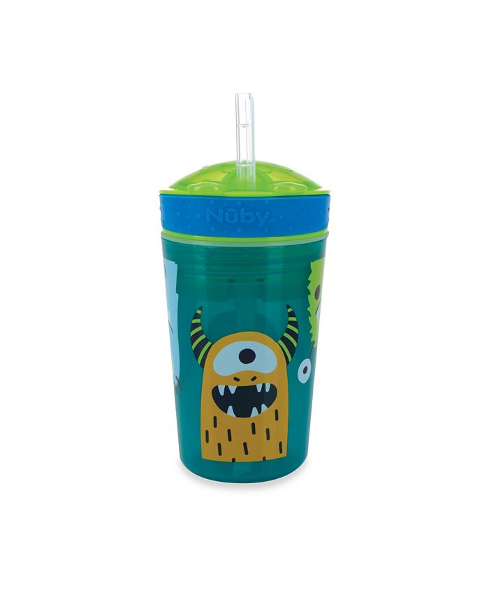 Nuby Snack N' Sip 2 in 1 Snack and Drink Cup, 2 Pack, Aqua/Blue - Macy's