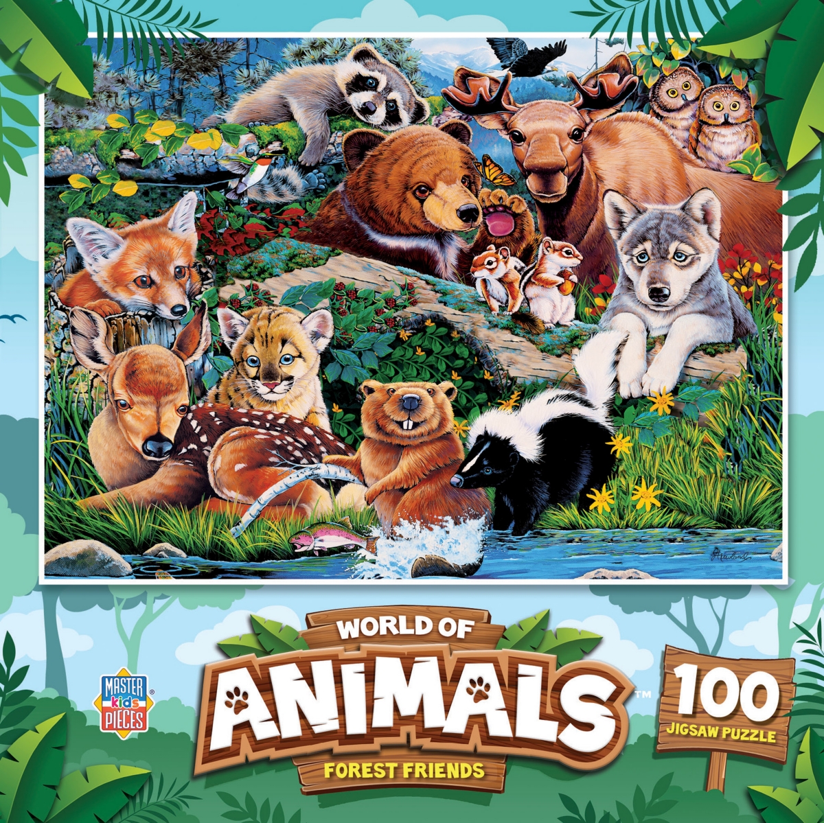 Click here for Masterpieces World of Animals - Forest Friends 100... prices