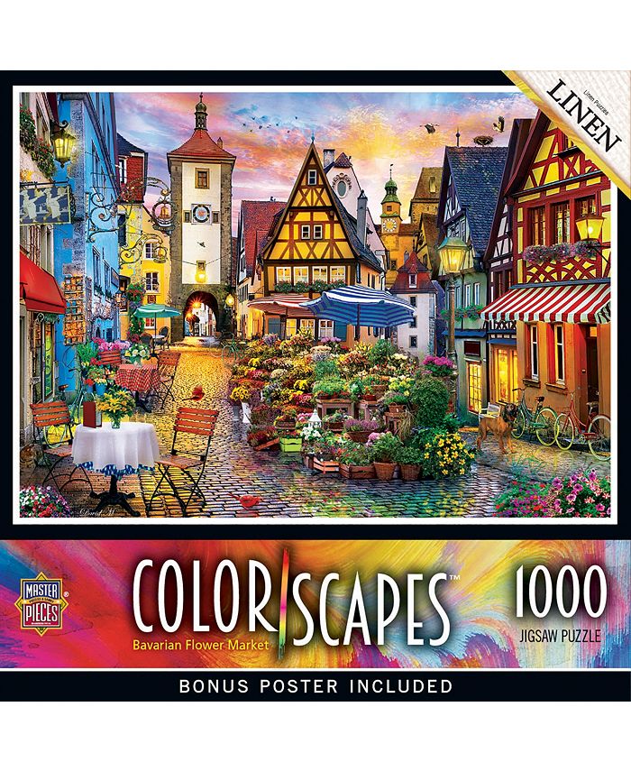 MasterPieces Puzzles Masterpieces Colorscapes - Bavarian Flower Market ...
