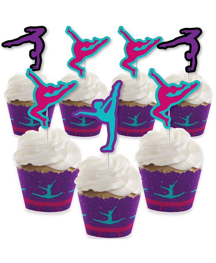 Big Dot of Happiness Tumble, Flip & Twirl - Gymnastics - Cupcake ...