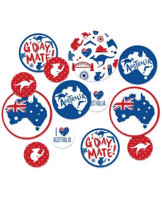 Australia Day - G'Day Mate Aussie Party Decor - Large Confetti 27 Ct ...
