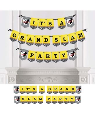 Grand Slam Fastpitch Softball Bunting Banner Party Decor It's A Grand ...