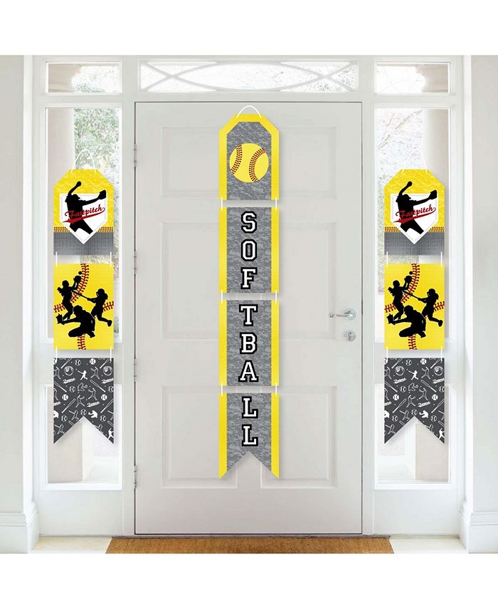 Big Dot of Happiness Grand Slam - Fastpitch Softball - Vertical Paper ...