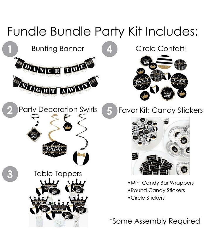 Big Dot of Happiness Prom - Prom Night Party Supplies - Banner ...