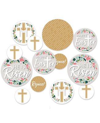 Religious Easter - Christian Holiday Party Decor - Large Confetti 27 Ct ...