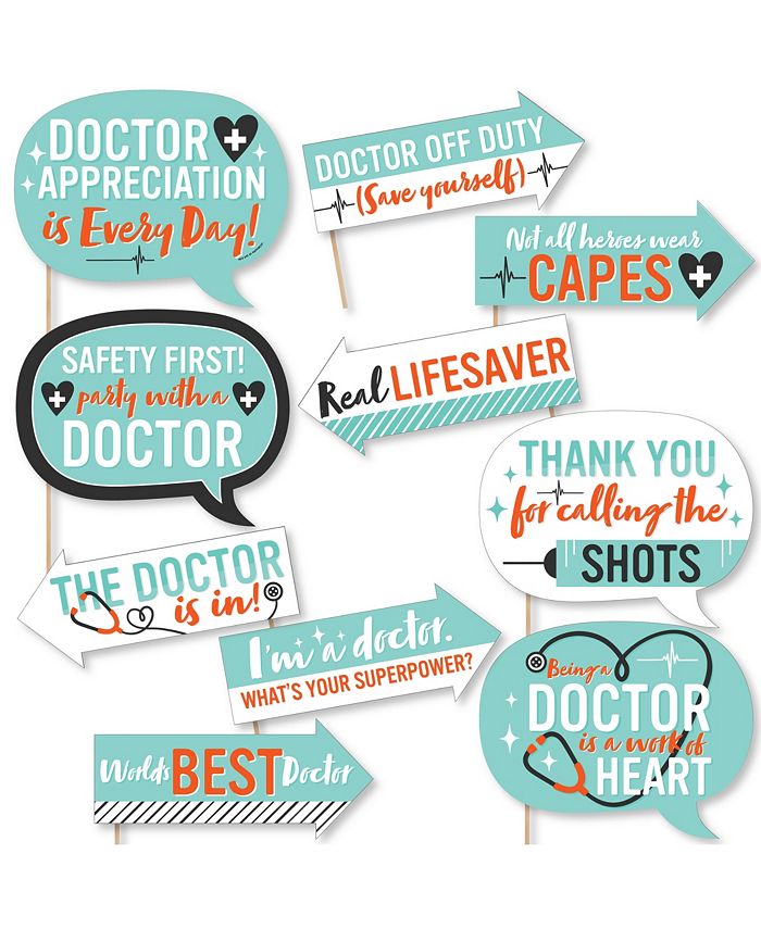 Big Dot of Happiness Funny Thank You Doctors - Doctor Appreciation Week ...