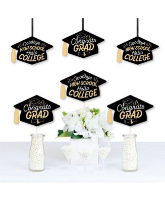 Big Dot of Happiness Goodbye High School, Hello College - Decor DIY ...