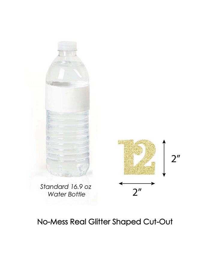 Big Dot of Happiness Gold Glitter 12 - No-Mess Real Gold Glitter Cut ...