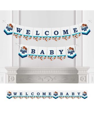 Go, Fight, Win - Sports - Bunting Banner - Party Decor - Welcome Baby ...