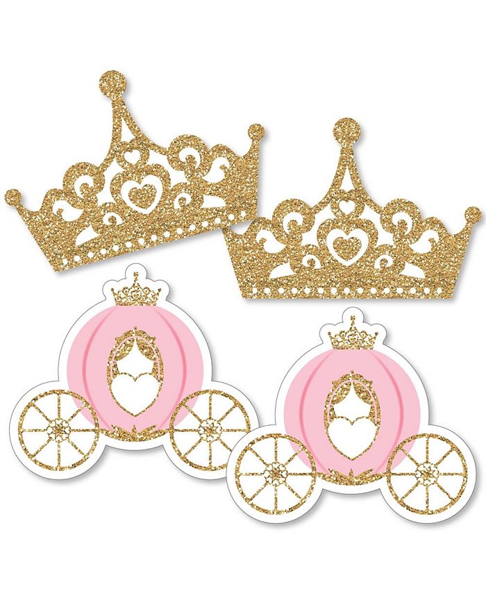 Big Dot of Happiness Little Princess Crown - Decor DIY Baby Shower or ...