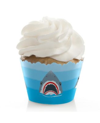 Shark Zone - Shark Viewing Week or Birthday Party Decor - Cupcake ...