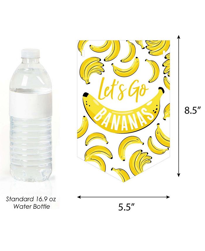 Big Dot of Happiness Let's Go Bananas - Bunting Banner - Party ...