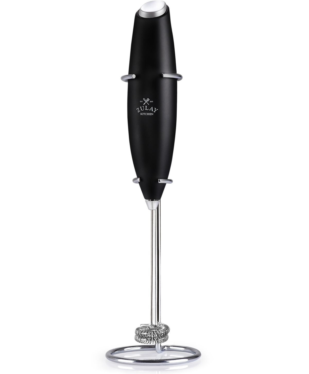Click here for Double Whisk Milk Frother With Stand - Black prices