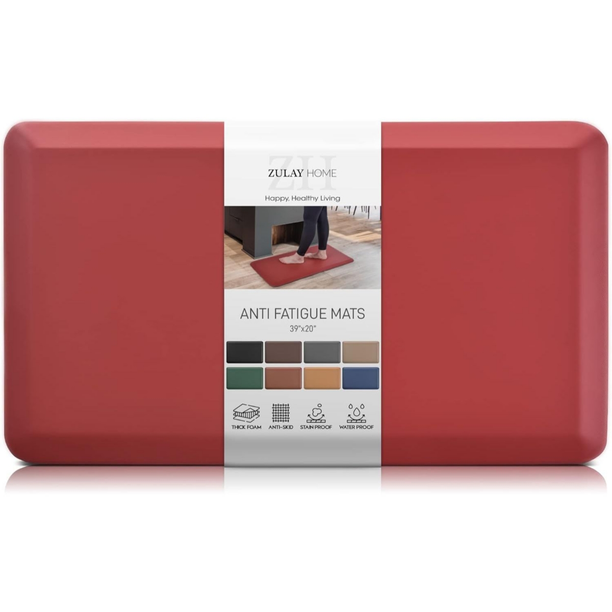 Click here for Anti Fatigue Mat - Red prices