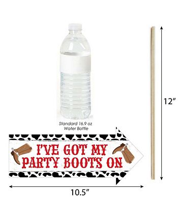 Big Dot of Happiness Funny Western Hoedown - Wild West Cowboy Party ...