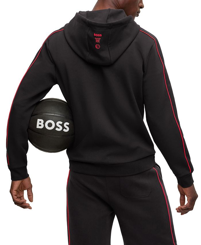 Hugo Boss BOSS x NBA Men's Chicago Bulls Zip-Up Hoodie & Reviews - Hugo ...