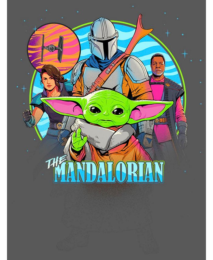 Disney Lucasfilm Girl's Star Wars: The Mandalorian Grogu Group Shot ...