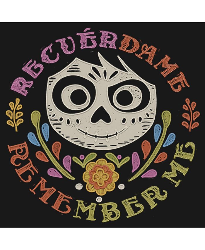 Disney Pixar Girl's Coco Remember Me Miguel Emblem Child T-Shirt - Macy's