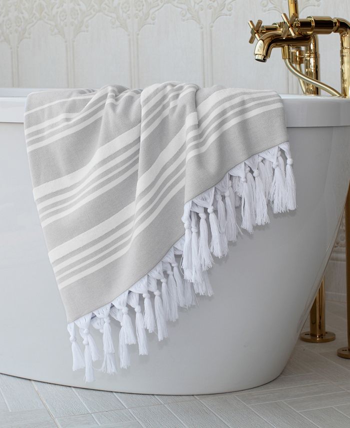 Linum Home Textiles 100% Turkish Cotton Ephesus Pestemal Beach Towel ...