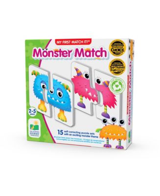 The Learning Journey- My First Match It - Set of 15 Self-Correcting Monster Matching Puzzles ...