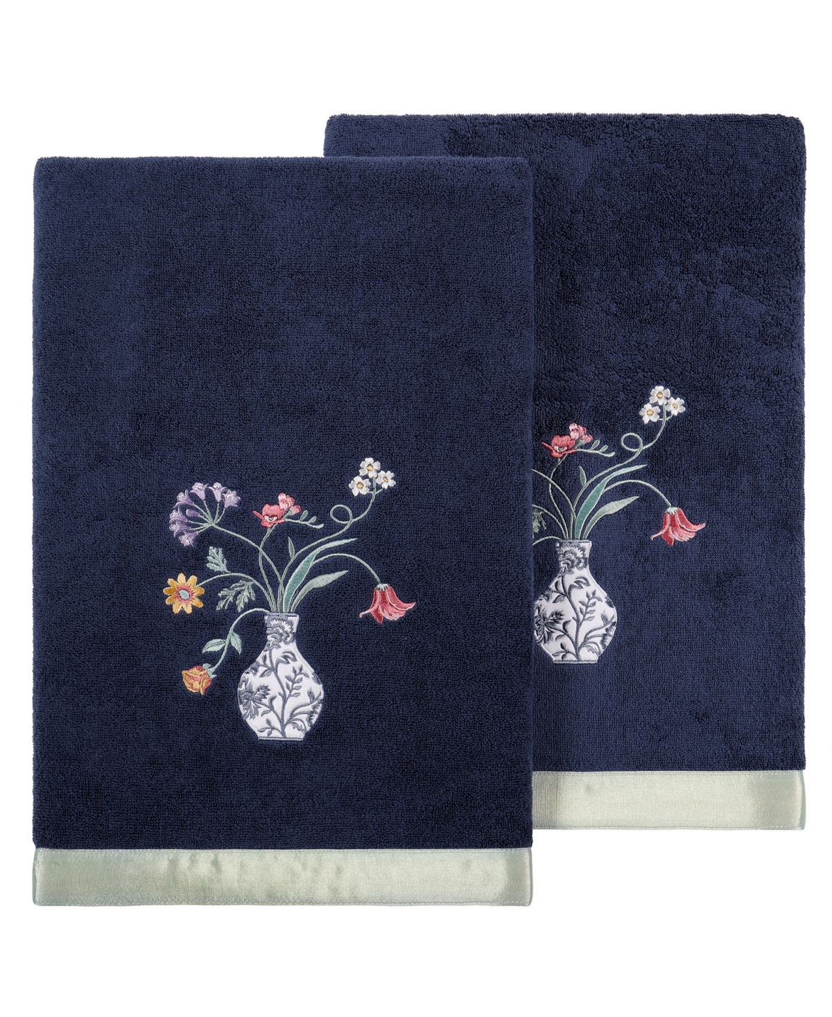 Click here for Linum Home Turkish Cotton Stella Embellished 2-Pc.... prices