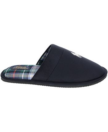 Polo Ralph Lauren Men's Klarence Plaid Scuff Slipper - Macy's