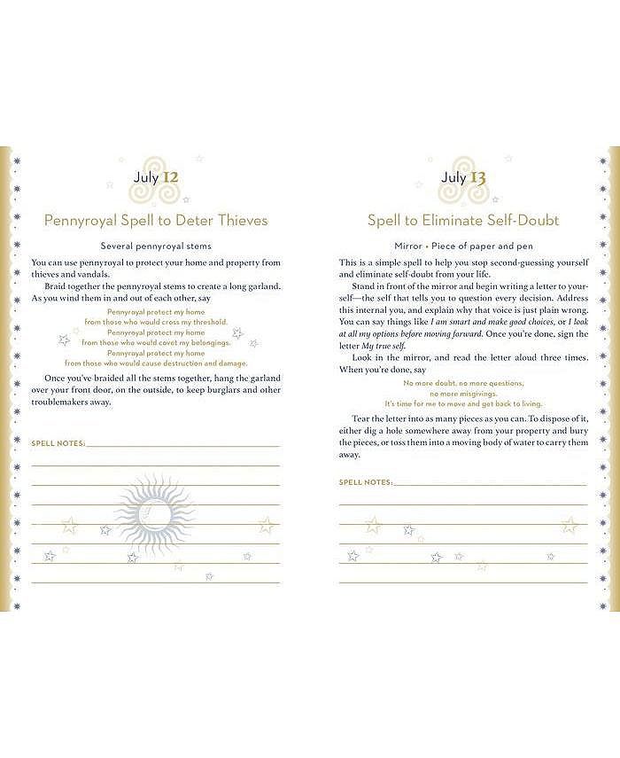 Barnes & Noble Daily Spell Journal: A Diary of Enchantments for Every ...