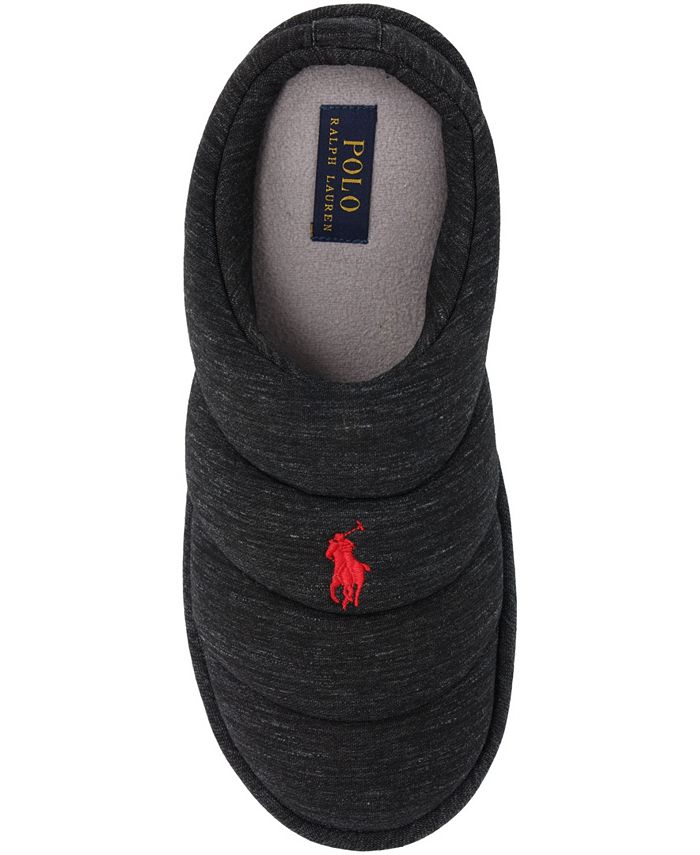 Polo Ralph Lauren Men's Emery Quilted Tech Fleece Clog Slipper - Macy's