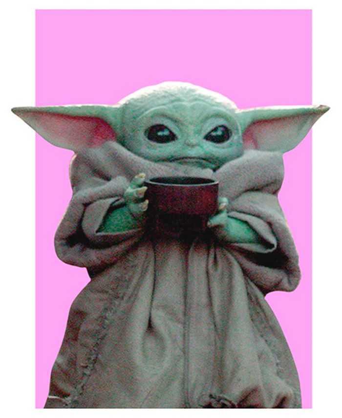 Disney Lucasfilm Girl's Star Wars: The Mandalorian Grogu Drink Child T ...