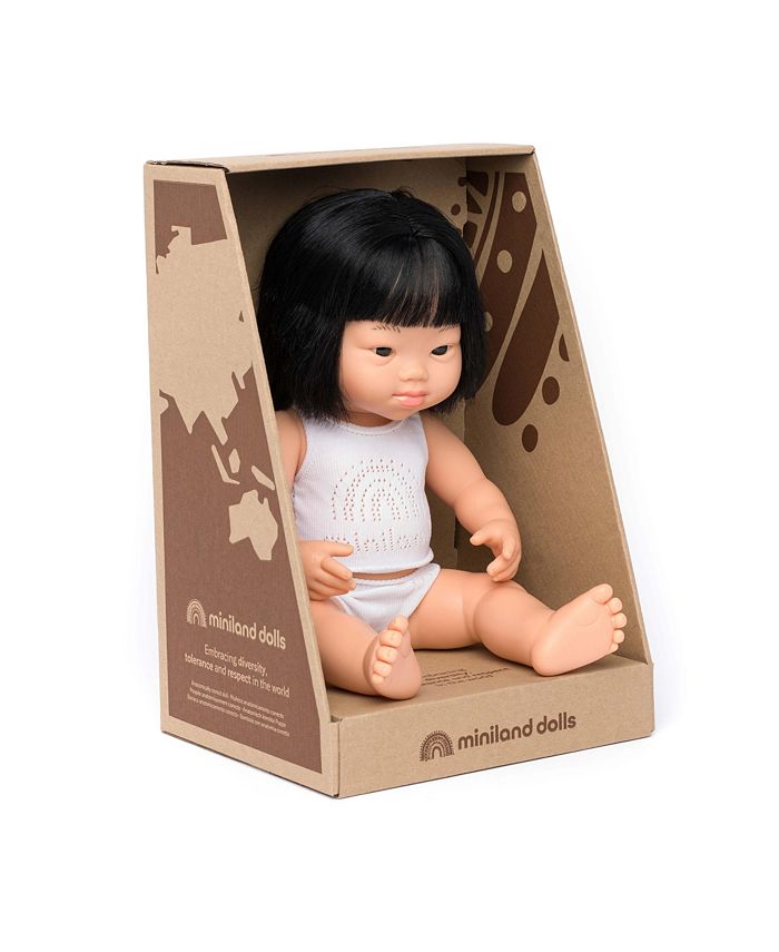 MINILAND Baby Girl 15" Asian Doll with Down Syndrome - Macy's