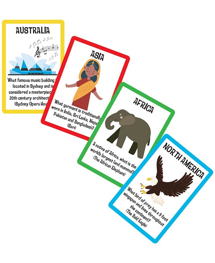 Areyougame University Games Scholastic the World Card Game - Macy's