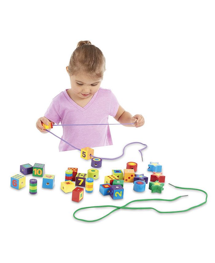 Kaplan Early Learning Kaplan Color & Design Lacing Beads - Macy's