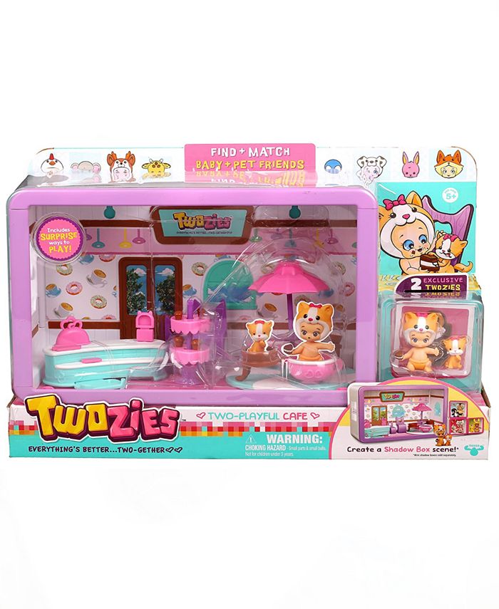 MOOSE TOYS Twozies Playful Café Pet Playset - Macy's