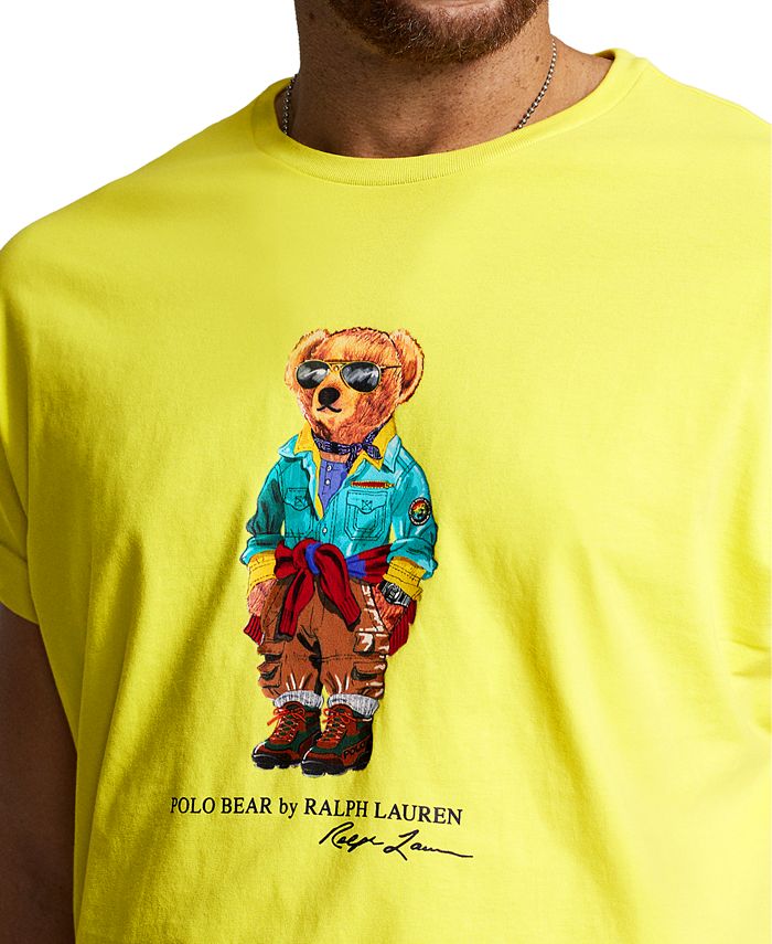 Polo Ralph Lauren Men's Big & Tall Polo Bear Jersey T-Shirt - Macy's