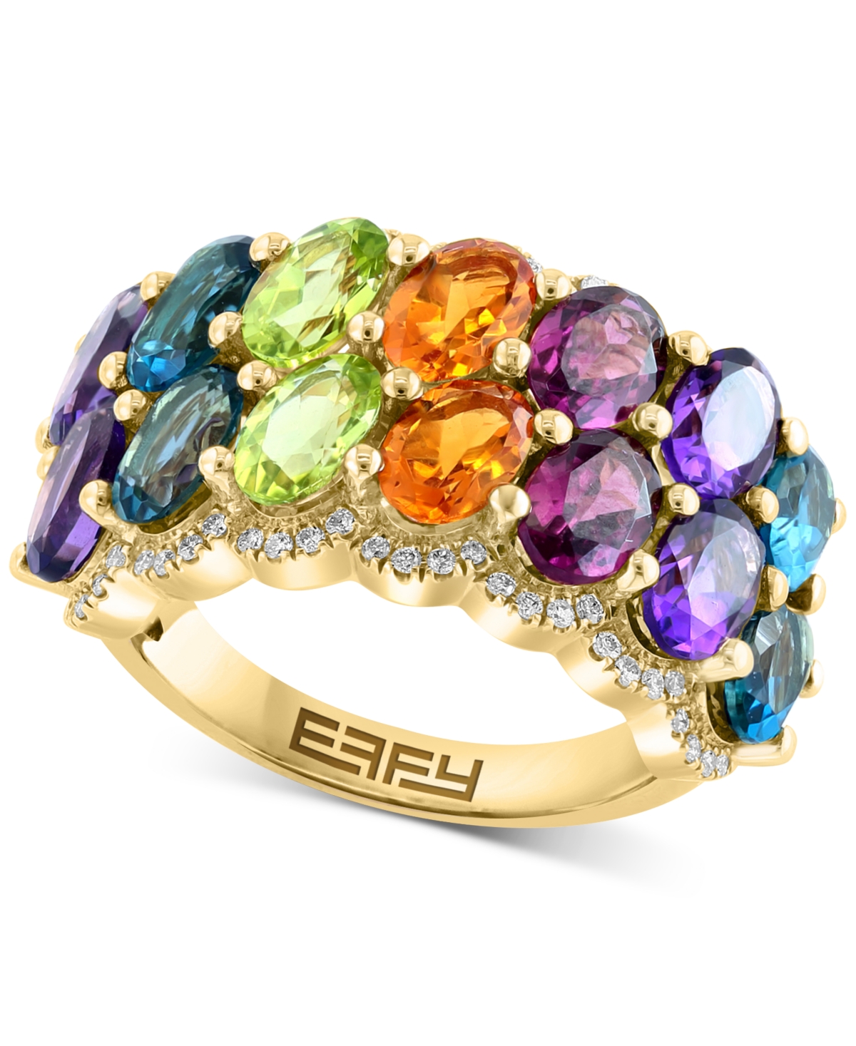 Effy Collection Effy Multi-gemstone (6-1/2 Ct. T.w.) & Diamond (1/5 Ct ...