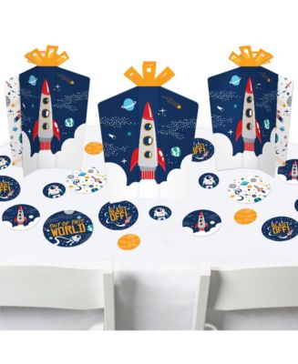 Big Dot of Happiness Blast Off to Outer Space Birthday Party Terrific ...