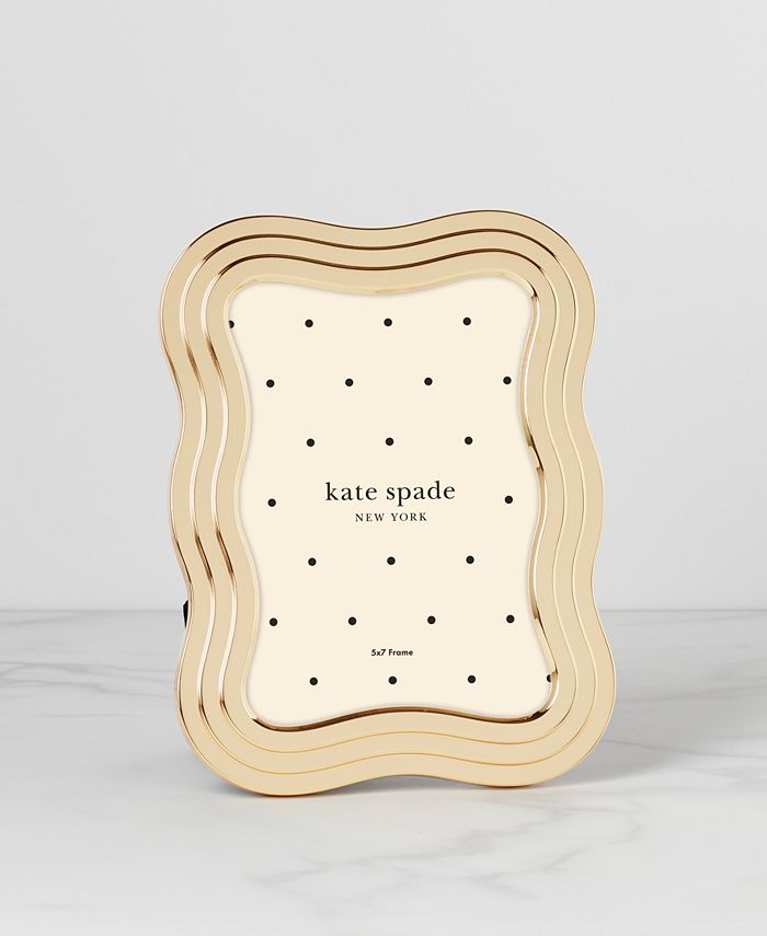Kate Spade South Street Wavy Frame, 5" x 7" - Macy's
