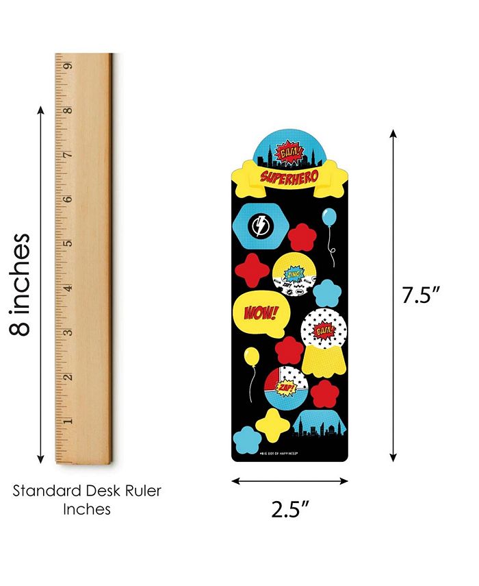 Big Dot of Happiness Bam Superhero - Birthday Party Favor Kids Stickers ...