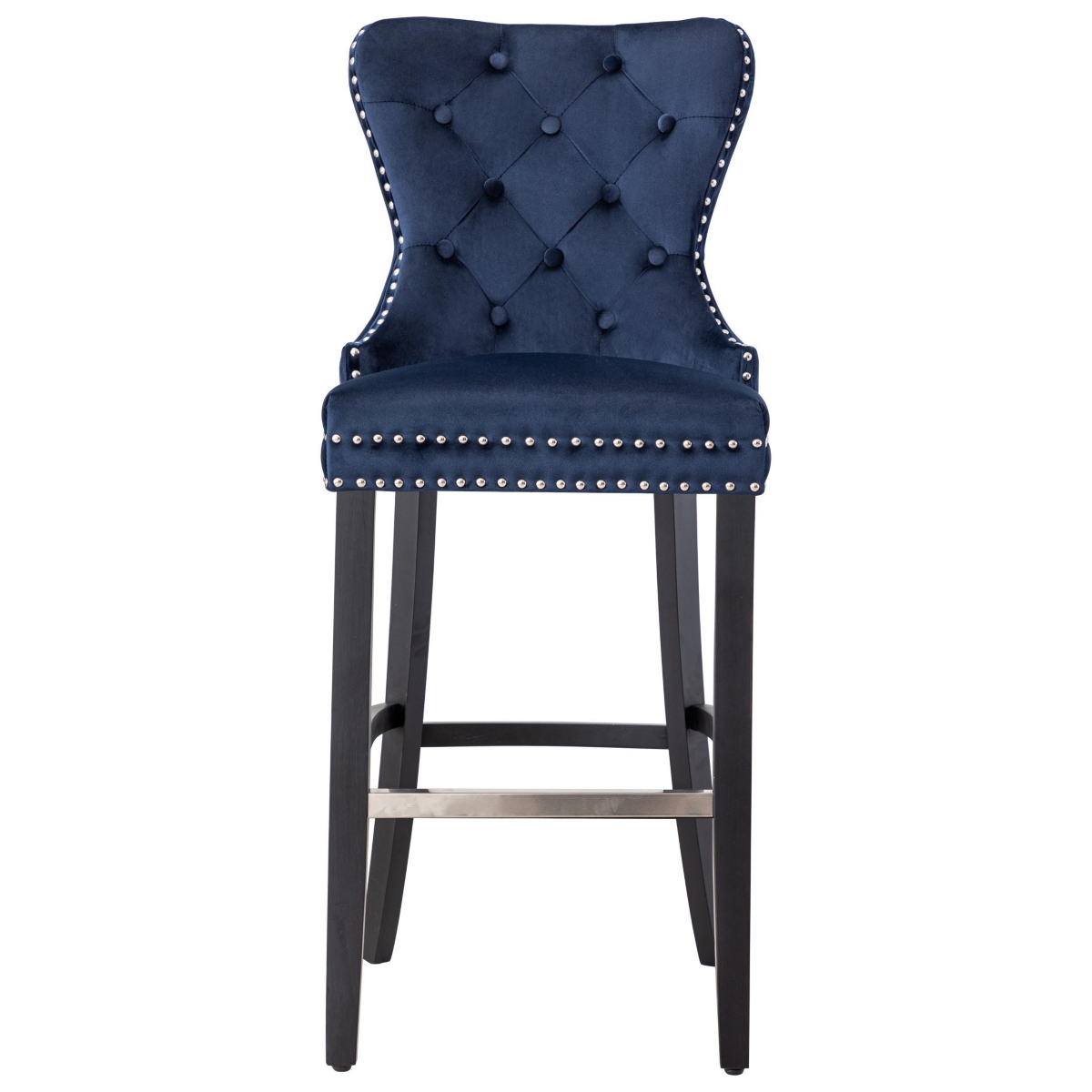 Click here for Tufted Upholstered Velvet Bar Stool with Metal Foo... prices