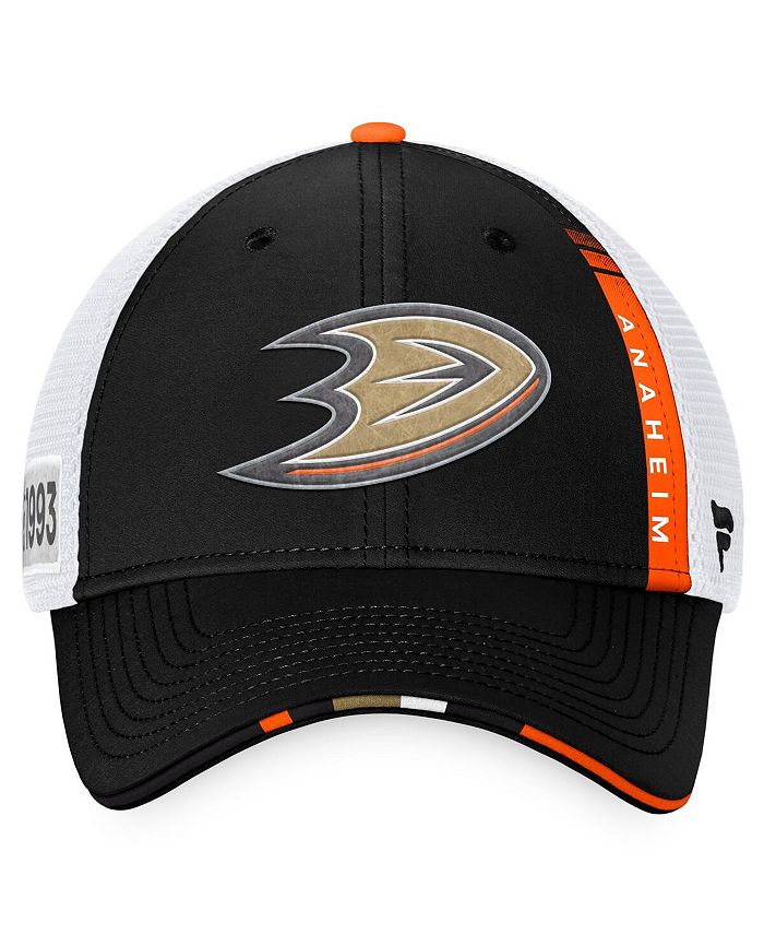 Fanatics Men's Black, White Anaheim Ducks 2022 NHL Draft Authentic Pro ...