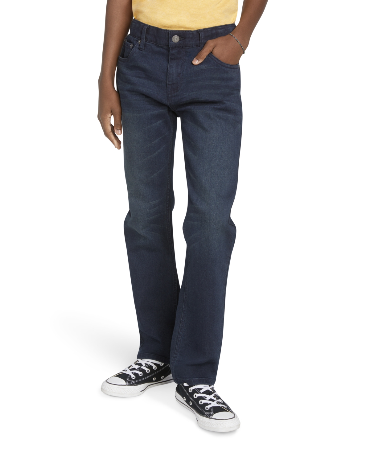 Click here for Levis Big Boys 502 Taper Fit Stretch Performance J... prices
