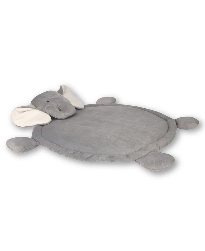 Lambs & Ivy Elephant Baby Play Mat with 3-Dimensional Head - Gray - Macy's