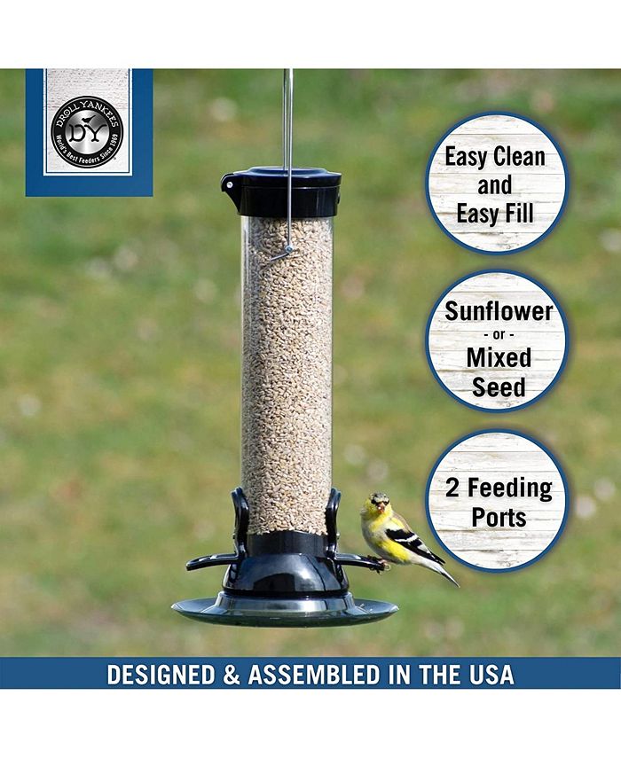 Droll Yankees Onyx Clever Clean Bird Feeder 1lb capacity 13 in. - Macy's