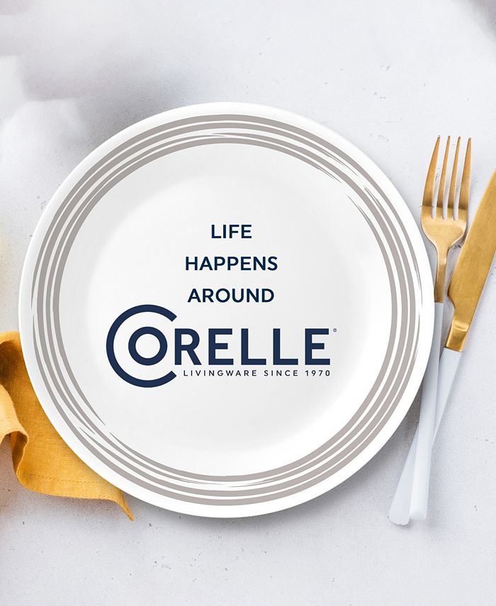 Corelle Brushed Silver Tone Salad Plate - Macy's