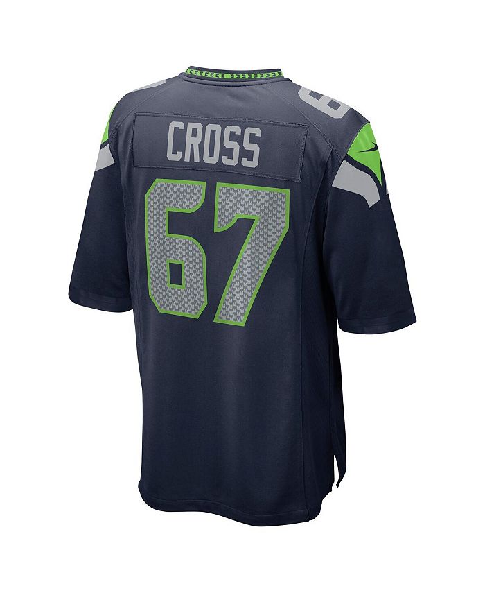 Nike Men's Charles Cross College Navy Seattle Seahawks 2022 NFL Draft ...
