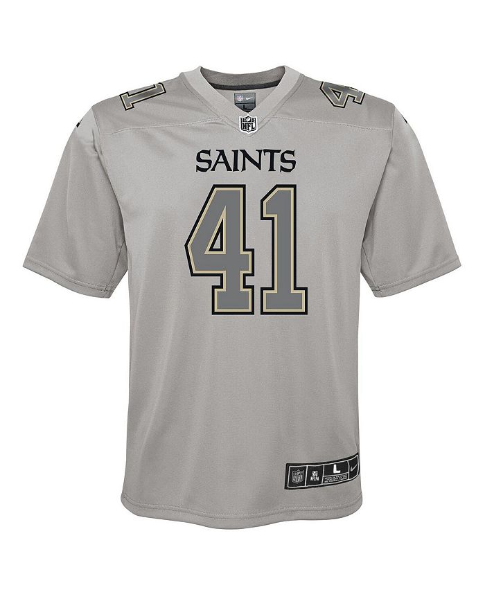 Nike Big Boys Alvin Kamara Gray New Orleans Saints Atmosphere Game Jersey - Macy's